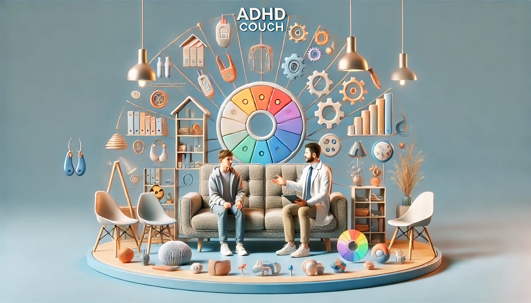 Comfort and Support in ADHD Therapy with the ADHD Couch Lumende | Blog