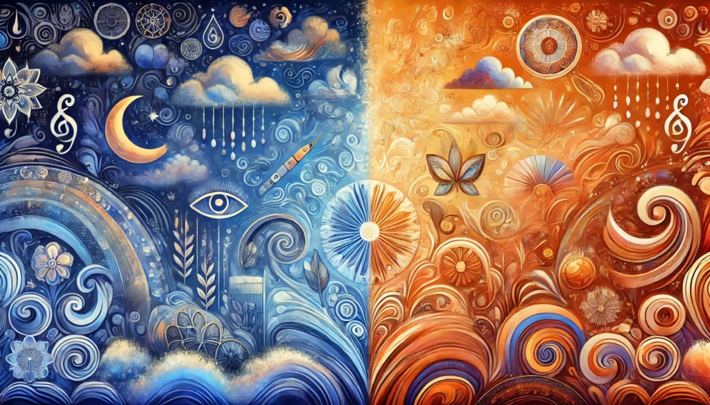 The Color Psychology of Blue and Orange Lumende | Blog