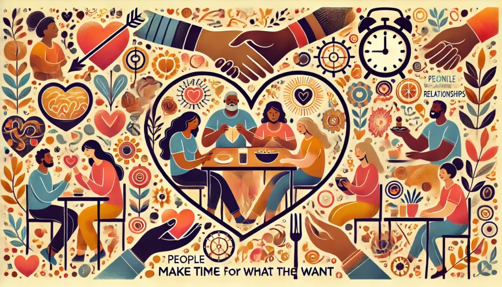 Prioritizing Relationships: People Make Time for What They Want Lumende ...