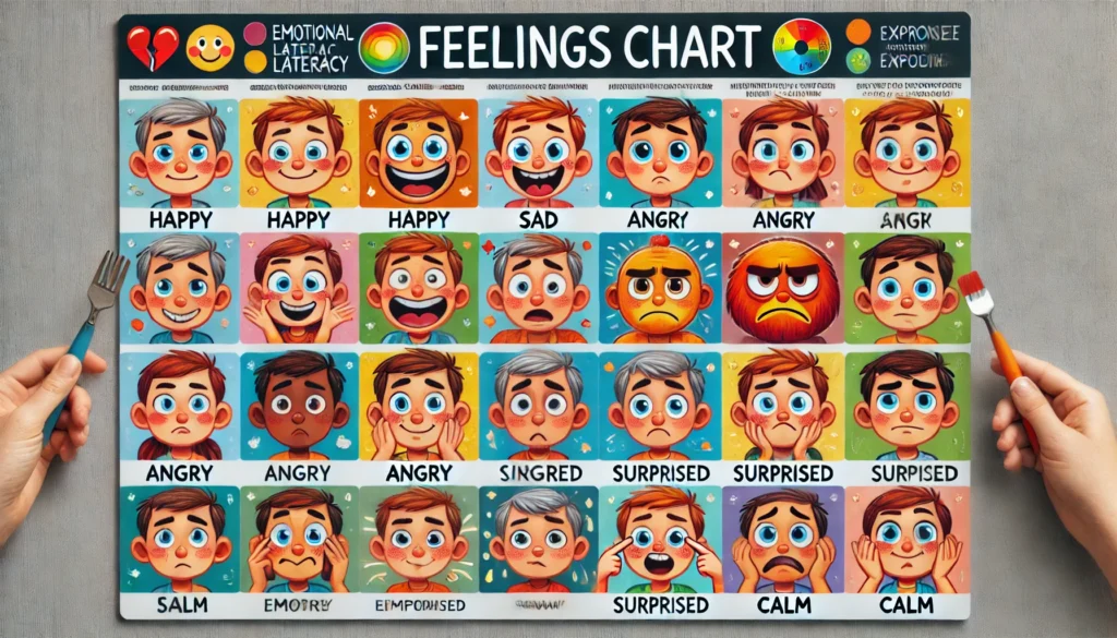 Feelings Chart: Understanding and Expressing Emotions Lumende | Blog